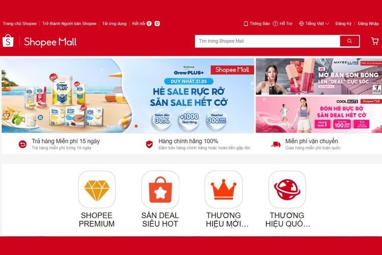 Shopee Mall Là Gì? Điều kiện và cách đăng ký trở thành Shopee Mall